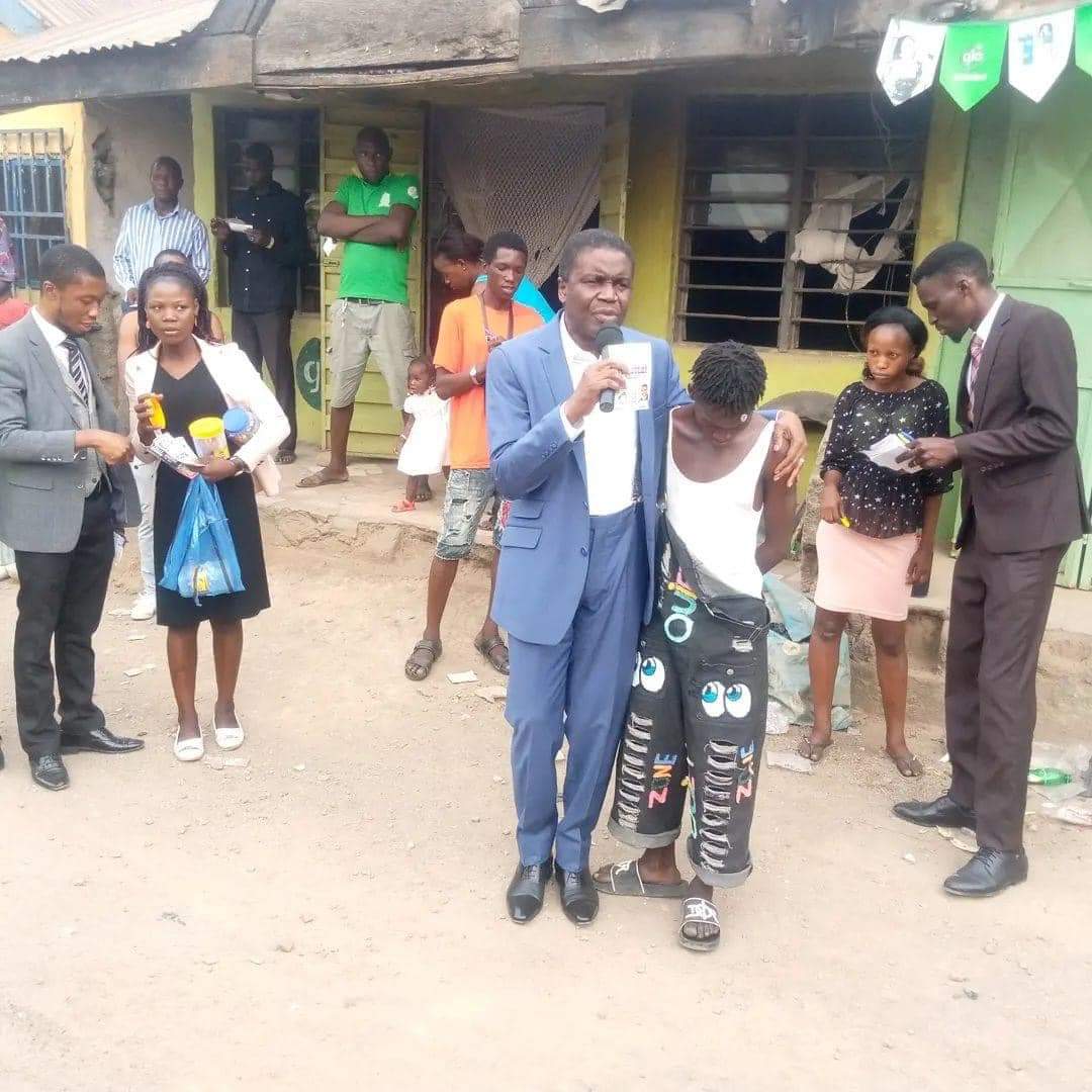Bishop And Pastor Mrs David Abioye On Evangelism Earlier Today